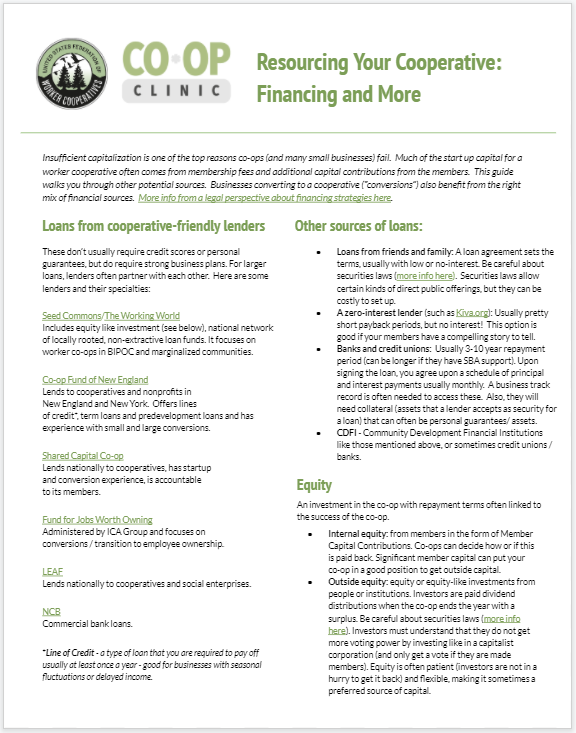 Startup Workplaces – U.S. Federation of Worker Cooperatives