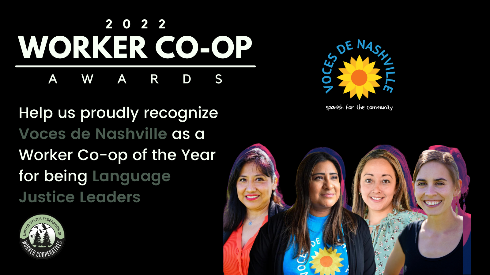 Congratulations to the 2022 Worker Co-ops and Cooperators of the Year ...